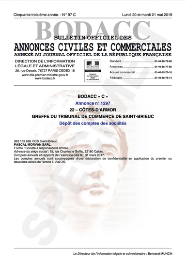 Comment publier une annonce au Bodacc ? – Pôle Sociétés