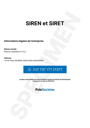 Comment vérifier le numéro SIRET d’une entreprise ? – Pôle Sociétés